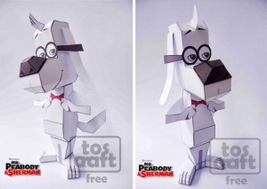 Mr Peabody - Kit168 - Shop Đồ Chơi Mô Hình Giấy Papercraft Toy