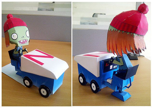 Fume-shroom - Plants vs Zombies - Kit168 Mô Hình Giấy Download Miễn Phí ...