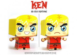 Mini Ken - Street Fighter - Kit168 - Shop Đồ Chơi Mô Hình Giấy ...
