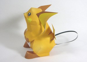 Pokemon Raichu - Kit168 - Shop Đồ Chơi Mô Hình Giấy Papercraft Toy