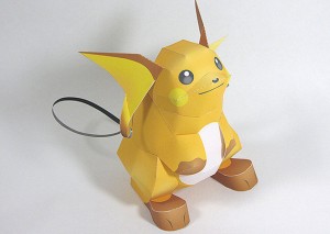 Pokemon Raichu - Kit168 - Shop Đồ Chơi Mô Hình Giấy Papercraft Toy