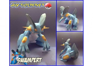 Pokemon Swampert - Kit168 - Shop Đồ Chơi Mô Hình Giấy Papercraft Toy