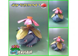 Pokemon Venusaur - Kit168 - Shop Đồ Chơi Mô Hình Giấy Papercraft Toy