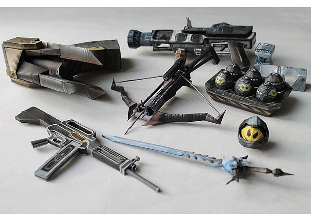 Weapons - Chaos UT - Kit168 - Shop Đồ Chơi Mô Hình Giấy Papercraft Toy