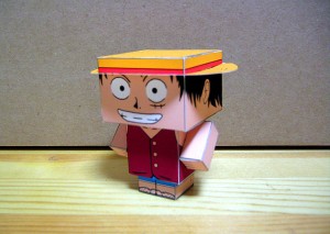 Luffy cubeecraft ver 1 - One Piece - Kit168 - Shop Đồ Chơi Mô Hình Giấy ...
