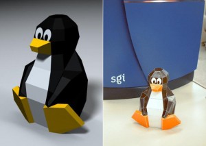 Linux Mascot Tux the Penguin - Kit168 Đồ Chơi Mô Hình Giấy Download ...