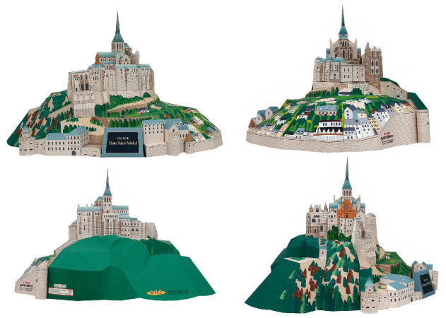 Mont Saint Michel - France - Kit168 - Shop Đồ Chơi Mô Hình Giấy ...