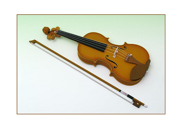 Violin - Kit168 - Shop Đồ Chơi Mô Hình Giấy Papercraft Toy