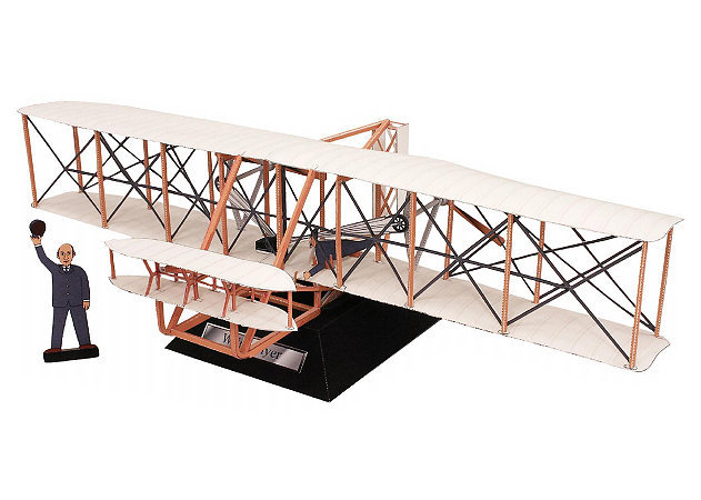 Wright Flyer - Kit168 - Shop Đồ Chơi Mô Hình Giấy Papercraft Toy