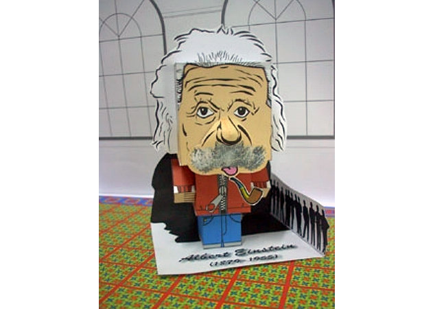 Albert Einstein - Kit168 - Shop Đồ Chơi Mô Hình Giấy Papercraft Toy
