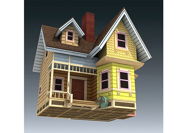 Carl's Flying House - UP - Kit168 - Shop Đồ Chơi Mô Hình Giấy ...