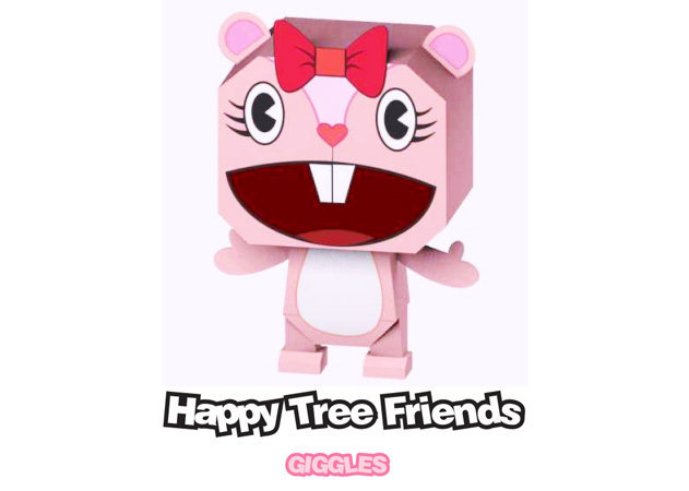 Giggles - Happy Tree Friends - Kit168 - Shop Đồ Chơi Mô Hình Giấy ...