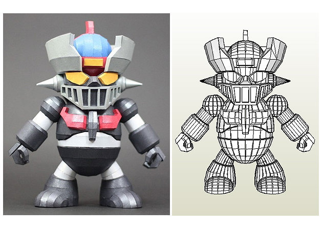 SD Mazinger Z Ver.2 - Kit168 Đồ Chơi Mô Hình Giấy Download Miễn Phí ...