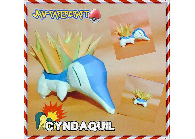 Pokemon Cyndaquil - Kit168 - Shop Đồ Chơi Mô Hình Giấy Papercraft Toy