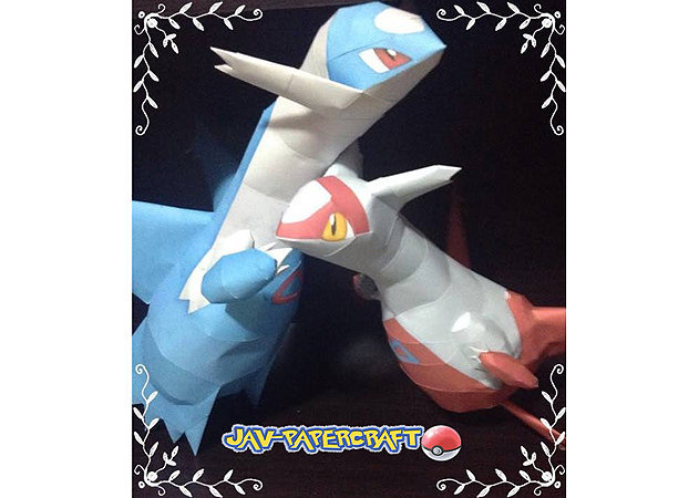 Pokemon Latios - Kit168 - Shop Đồ Chơi Mô Hình Giấy Papercraft Toy