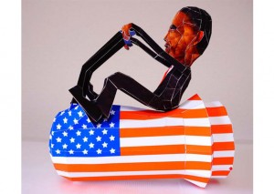 President Barack Obama - Kit168 - Shop Đồ Chơi Mô Hình Giấy Papercraft Toy