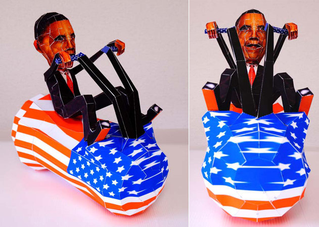 President Barack Obama - Kit168 - Shop Đồ Chơi Mô Hình Giấy Papercraft Toy