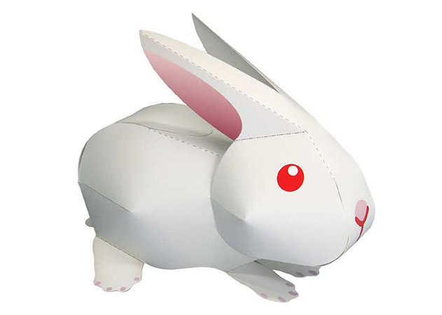 Rabbit - Kit168 - Shop Đồ Chơi Mô Hình Giấy Papercraft Toy
