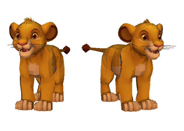 Kid Simba - The Lion King - Kit168 - Shop Đồ Chơi Mô Hình Giấy ...