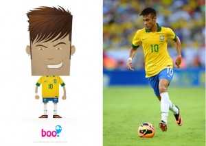 Neymar - Brazilian Soccer Player - Kit168 - Shop Đồ Chơi Mô Hình Giấy ...