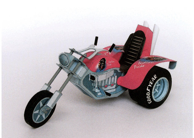 A Motorized Tricycle - Kit168 - Shop Đồ Chơi Mô Hình Giấy Papercraft Toy