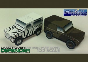 Land Rover Defender - Kit168 - Shop Đồ Chơi Mô Hình Giấy Papercraft Toy