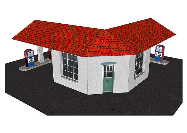 Violet Ray Gasoline Station - California - United States - Kit168 ...
