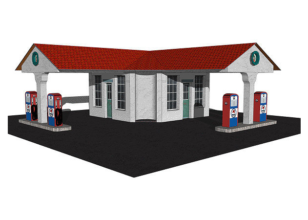 Violet Ray Gasoline Station - California - United States - Kit168 ...