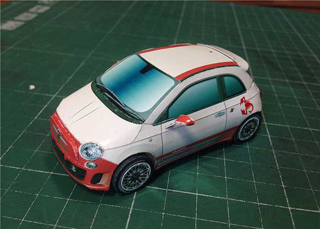 Fiat 500 Abarth Esseesse - Kit168 - Shop Đồ Chơi Mô Hình Giấy ...
