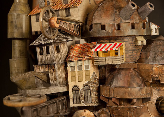 Howl's Moving Castle - Kit168 - Shop Đồ Chơi Mô Hình Giấy Papercraft Toy