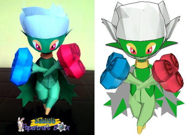 Pokemon Roserade - Kit168 - Shop Đồ Chơi Mô Hình Giấy Papercraft Toy