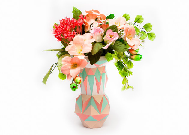 Flower Vase - Kit168 - Shop Đồ Chơi Mô Hình Giấy Papercraft Toy