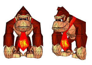 donkey-kong - Kit168 - Shop Đồ Chơi Mô Hình Giấy Papercraft Toy