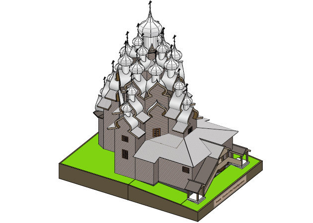 Russia Church of the Transfiguration - Russia - Kit168 - Shop Đồ Chơi ...