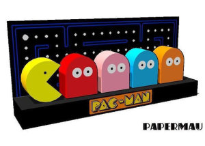 Pac-Man Paper Model Diorama - Kit168 - Shop Đồ Chơi Mô Hình Giấy ...