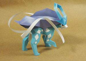 Pokemon Suicune - Kit168 - Shop Đồ Chơi Mô Hình Giấy Papercraft Toy