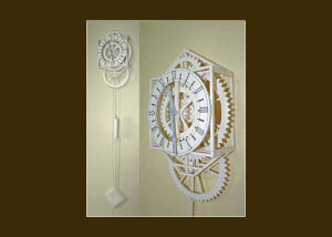 Working Japanese Papercraft Clock - Kit168 - Shop Đồ Chơi Mô Hình Giấy ...