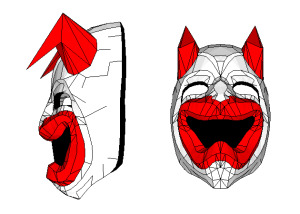 greed-mask-1 - Kit168 - Shop Đồ Chơi Mô Hình Giấy Papercraft Toy