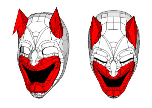 Greed Mask - Kit168 - Shop Đồ Chơi Mô Hình Giấy Papercraft Toy