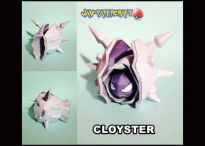 Pokemon Cloyster - Kit168 - Shop Đồ Chơi Mô Hình Giấy Papercraft Toy