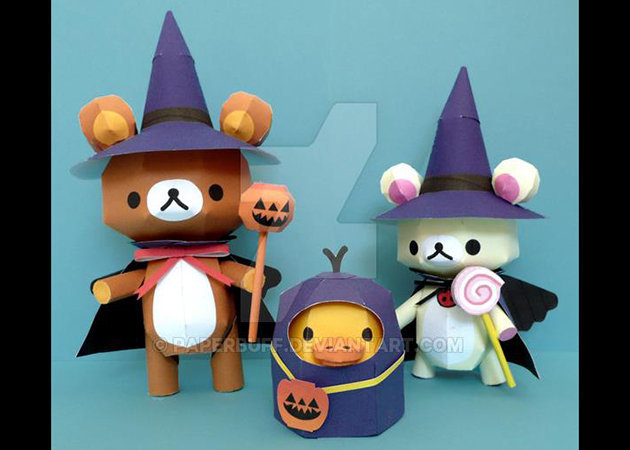 Rilakkuma And Friends - Halloween - Kit168 - Shop Đồ Chơi Mô Hình Giấy ...