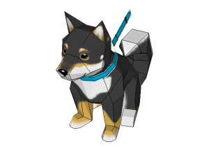 Siberian Husky - Kit168 - Shop Đồ Chơi Mô Hình Giấy Papercraft Toy