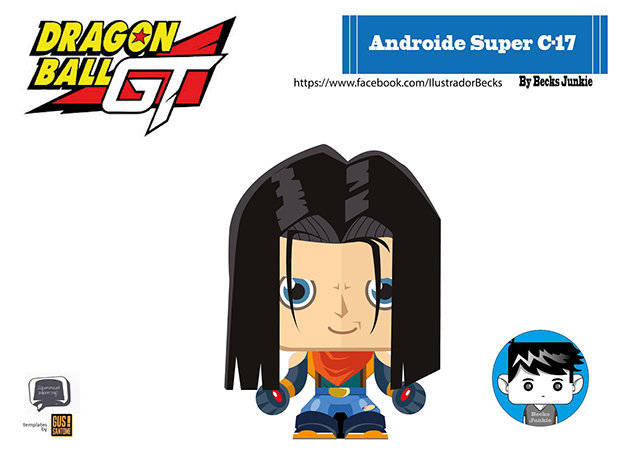 Chibi Androide Super No 17 Mini - Kit168 Đồ Chơi Mô Hình Giấy Download ...