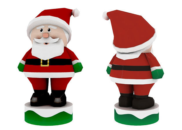 Santa Claus - Kit168 - Shop Đồ Chơi Mô Hình Giấy Papercraft Toy