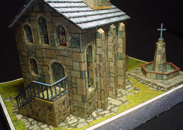 The Medieval Church - Kit168 - Shop Đồ Chơi Mô Hình Giấy Papercraft Toy