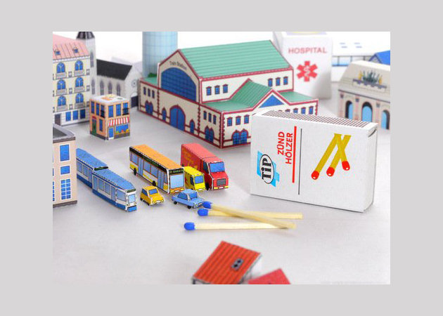Micro city - Kit168 - Shop Đồ Chơi Mô Hình Giấy Papercraft Toy