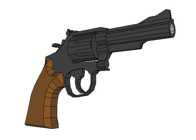 S & WM19 Combat Magnum - Kit168 - Shop Đồ Chơi Mô Hình Giấy Papercraft Toy