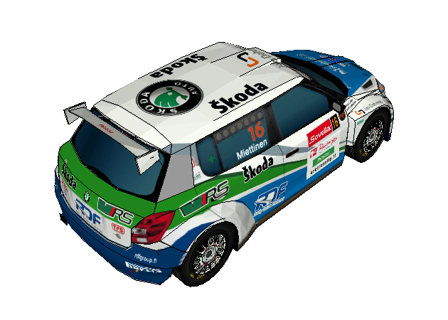 Skoda Fabia S2000 - Kit168 - Shop Đồ Chơi Mô Hình Giấy Papercraft Toy