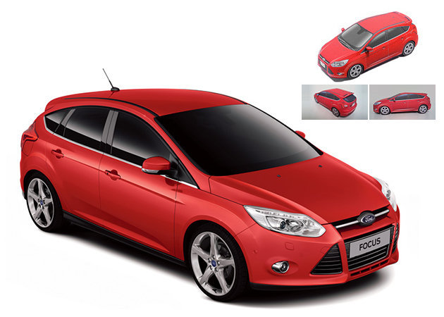 Ford Focus - Kit168 - Shop Đồ Chơi Mô Hình Giấy Papercraft Toy
