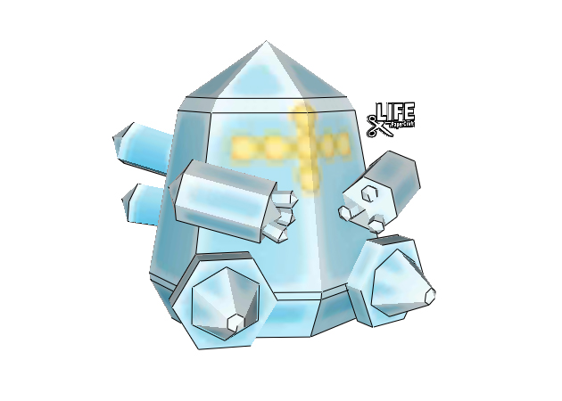 Chibi Pokemon Regice - Kit168 - Shop Đồ Chơi Mô Hình Giấy Papercraft Toy